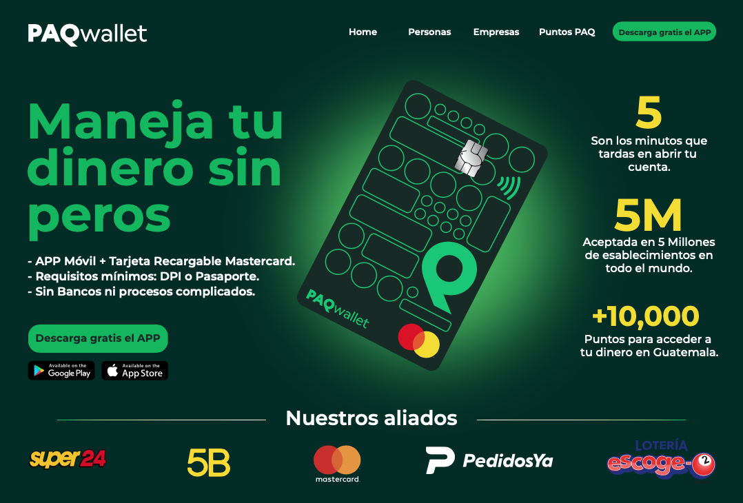 PAQ Wallet: Maneja tu dinero sin peros